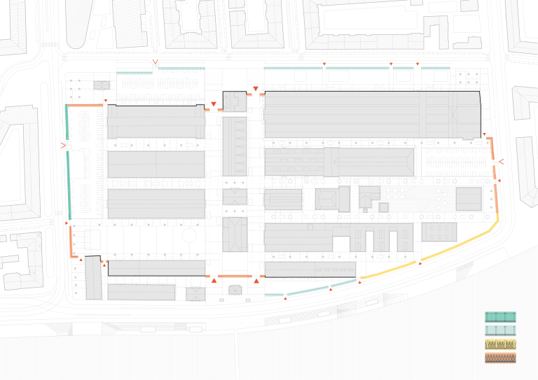 Prague Market Interspaces - natural part of the city - Perspektiv